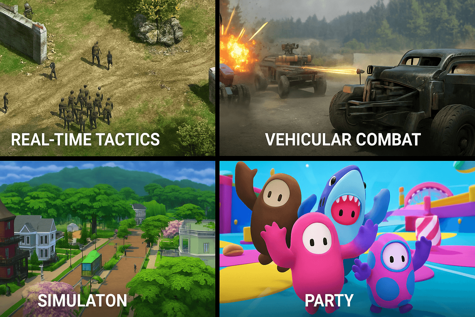 Vehicular Combat, Real-Time Tactics, Simulation & Party Games | Top 4 ...